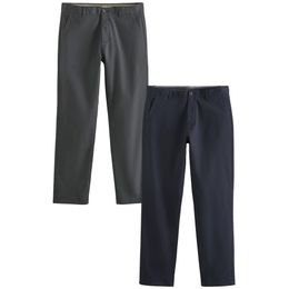 next Chinohose Herren Gr&ouml;&szlig;e 40 blau / grau