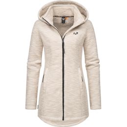 Ragwear Strickjacke 'Leysha' Damen Gr&ouml;&szlig;e XXL beige / schwarz