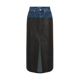 KARL LAGERFELD JEANS Rock Damen Gr&ouml;&szlig;e 40 blau / schwarz