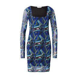 Noisy may Kleid 'LESLEY' Damen Gr&ouml;&szlig;e 38 blau / dunkelblau / mint / lila Winterkleid