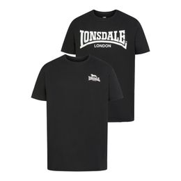 Lonsdale T-Shirt 'Piddinghoe' Herren Gr&ouml;&szlig;e S schwarz / wei&szlig;