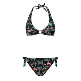 Shiwi Bikini 'Caro' Damen Gr&ouml;&szlig;e XS gr&uuml;n / jade / orange / schwarz