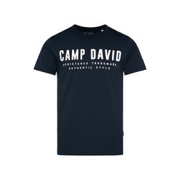 CAMP DAVID T-Shirt Herren Gr&ouml;&szlig;e XXL navy / wei&szlig;