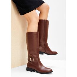 bonprix Stiefel, braun, Vegan