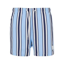 Karl Kani Badeshorts Herren Gr&ouml;&szlig;e L navy / hellblau / wei&szlig;