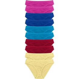 bonprix Slip (10er Pack), pink, mit Baumwolle