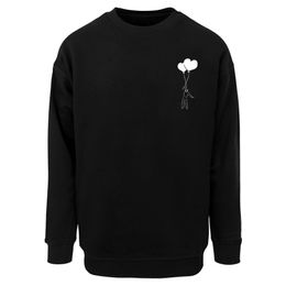 Merchcode Sweatshirt 'Love In The Air' Herren Gr&ouml;&szlig;e S schwarz / wei&szlig;