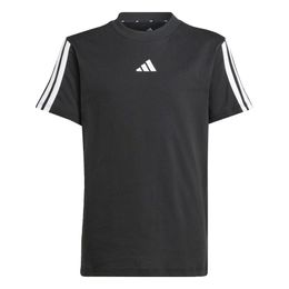 adidas Sportswear Funktionsshirt 'Essentials' Jungen Gr&ouml;&szlig;e 140 schwarz / wei&szlig;