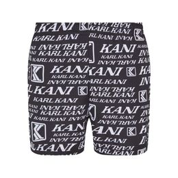 Karl Kani Badeshorts Herren Gr&ouml;&szlig;e S schwarz / wei&szlig;