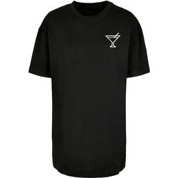 Merchcode T- Shirt 'Summer - Cocktail' Damen Gr&ouml;&szlig;e XXXL schwarz / wei&szlig;