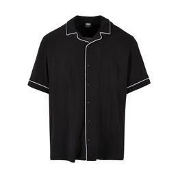 Urban Classics Hemd Herren Gr&ouml;&szlig;e 5XL schwarz / wei&szlig;