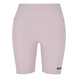 Karl Kani Shorts ' KW231-021-2 KK Small Retro' Damen Gr&ouml;&szlig;e L pastelllila / schwarz