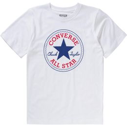 Converse T-Shirt Jungen Gr&ouml;&szlig;e 92/98 blau / rot / wei&szlig;