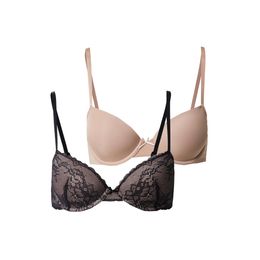 Dorina BH Damen Gr&ouml;&szlig;e 75 beige / schwarz