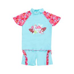 Playshoes UV-Schutz 'Flamingo' M&auml;dchen Gr&ouml;&szlig;e 98/104 t&uuml;rkis / mischfarben / pink