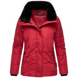 Navahoo Jacke 'Frostii XIV' Damen Gr&ouml;&szlig;e XXL rot / schwarz Winterjacke