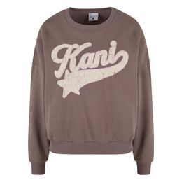Karl Kani Sweatshirt Damen Gr&ouml;&szlig;e XS elfenbein / taupe / lavendel