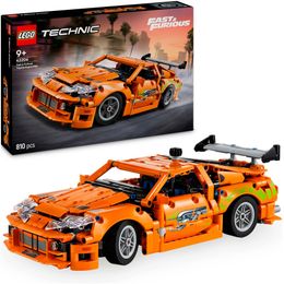 Lego Kinder Konstruktionsspielsteine "Fast and Furious Toyota Supra MK4 (42204), Lego Technic", bunt, Kunststoff, Spielbausteine, Made in Europe