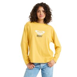Roxy Damen Langarmshirt "Hangloose Art"ochre, Gr. S, Obermaterial: 100% Baumwolle;, Shirts