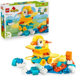 Lego Kinder Konstruktionsspielsteine "Tiere auf R&auml;dern 3-in-1-Set (10448), Lego DUPLO Town", bunt, Kunststoff, Spielbausteine, Made in Europe