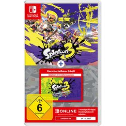 NINTENDO SWITCH Spielesoftware "Splatoon 3 + Erweiterungspass - Set", Nintendo Switch, transparent, Spielesoftware