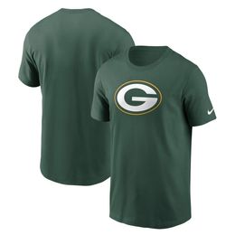 Nike Damen T-Shirt "Nike T-Shirt Green Bay Packers Nike Logo Essential", gr&uuml;n, Gr. M, 100% Baumwolle, Shirts