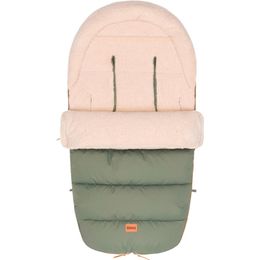 fillikid Kinder Fu&szlig;sack "Atlas, Winterfu&szlig;sack"salbei, Polyester, Fu&szlig;s&auml;cke, mit Teddy-Pl&uuml;sch