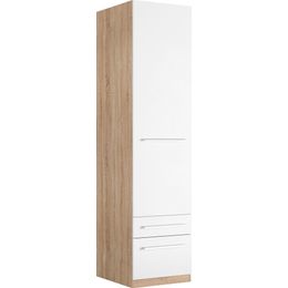 Kleiderschrank Priess, B:48cm H:193cm T:54cm, wei&szlig;, Holzwerkstoff, Schlafzimmer, Schr&auml;nke, "Schrank Garderobe W&auml;scheschrank Barcelona in 5 Breiten",