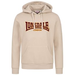 Lonsdale Sweatshirt 'Classic' Herren Gr&ouml;&szlig;e XXL sand / gelb / burgunder