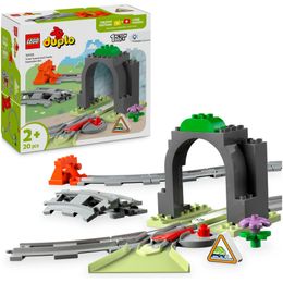 Lego Kinder Konstruktionsspielsteine "Eisenbahntunnel und Schienen &ndash; Erweiterungsset (10425)", bunt, Kunststoff, Spielbausteine, Lego DUPLO Town;