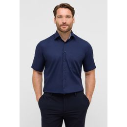 Eterna Herren Kurzarmhemd "COMFORT FIT", blau, Gr. 44, Popeline, 100% Baumwolle, Hemden, NON IRON (b&uuml;gelfrei)