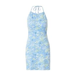 Hollister Kleid Damen Gr&ouml;&szlig;e 38 blau / azur / hellblau / pastellgr&uuml;n / wei&szlig;