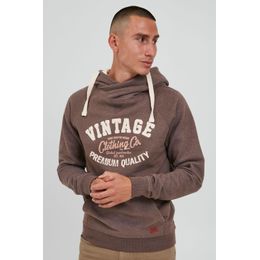 Blend Herren Kapuzenpullover "BHAlejandro"mocca mix, Gr. XXL, Sweatware, 60% Baumwolle, 40% Polyester, Pullover, Kapuzensweatshirt mit Frontprint