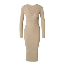 EDITED Kleid 'LIORA' Damen Gr&ouml;&szlig;e 36 beige Winterkleid