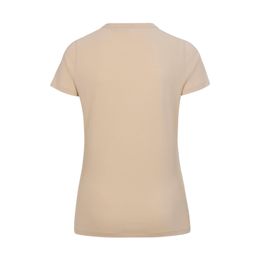 BOSS Orange Damen T-Shirt "Elogo0 Premium Damenmode", beige, Gr. L, unifarben, Single Jersey, Obermaterial: 100% Baumwolle, Shirts, mit Graphic