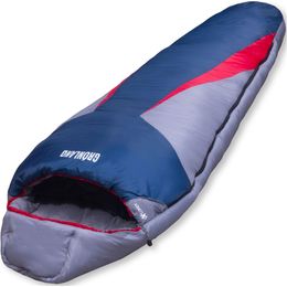 EXPLORER Mumienschlafsack "Gr&ouml;nland Camping Schlafsack 230x82x55cm Outdoor warm", B/L: 82cm x 230cm,mit Rei&szlig;verschluss, bunt, Schlafs&auml;cke,