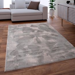 Fellteppich Paco Home, B:140cm H:14mm L:200cm, grau, Polyester, Teppiche, "Kunstfell Soft 380", Langflor, Kuschelteppich - besonders weich, Uni-Farben