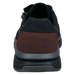 Bugatti Herren Sneaker, Gr. 40schwarz, Lederimitat, Schuhe, Schn&uuml;rschuh, Halbschuh, Freizeitschuh mit Profilsohle