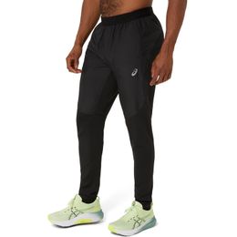 asics Herren Laufhose "ROAD PANT", schwarz, Gr. M, Obermaterial: 69% Polyester, 18% Elasthan, 13% Nylon, Hosen