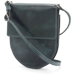 Harold&rsquo;s Lederwaren Damen-Schultertasche klein, petrol