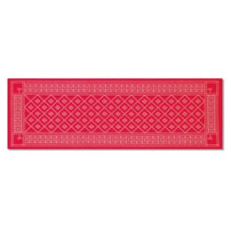 Ekelund Linnev&auml;veriet i. Horred Schwedischer Tischl&auml;ufer rot 50 x 150cm