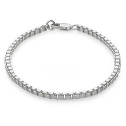 Menard M&eacute;nard Armband Venezianer eckig, Silber