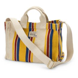 Damen-Handtasche N&deg; 45 gestreift, natur-gelb