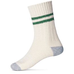 Merz b. Schwanen Unisex-Socke mit Ringeln