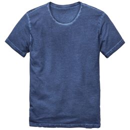 Seldom Herren-T-Shirt Crew Neck L Blau