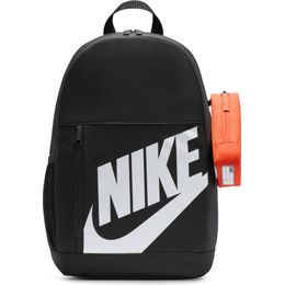 Nike Rucksack "Nike Elemental Big Kids' Backpack (20L)"schwarz, orange, Rucks&auml;cke, f&uuml;r Kinder, mit gro&szlig;em Hauptfach, aus Polyester