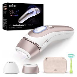 Braun Damen IPL-Haarentferner "Smart Skin i&middot;expert PL7147", Braun, IPL-Haarentferner, 2 Aufs&auml;tze f&uuml;r Gesicht & K&ouml;rper, Venus Rasierer &
