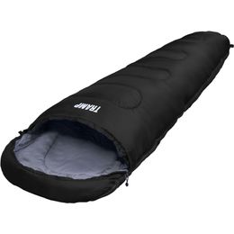 EXPLORER Mumienschlafsack "TRAMP Camping Schlafsack 230x80x55cm Outdoor", B/L: 80cm x 230cm,mit Rei&szlig;verschluss, schwarz, Schlafs&auml;cke, kombinierbar