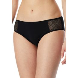 Schiesser Damen Periodenslip "Secret Care", Gr. 34, schwarz, Single Jersey, Obermaterial: 94% Baumwolle, 6% Elasthan, unifarben, Unterhosen, mit