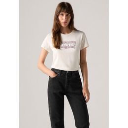Levi's LEVI'S Damen T-Shirt "LSE THE PERFECT TEE"ananda floral bw fil, Gr. M, Jersey, Obermaterial: 100% Baumwolle, Shirts, mit Logodruck